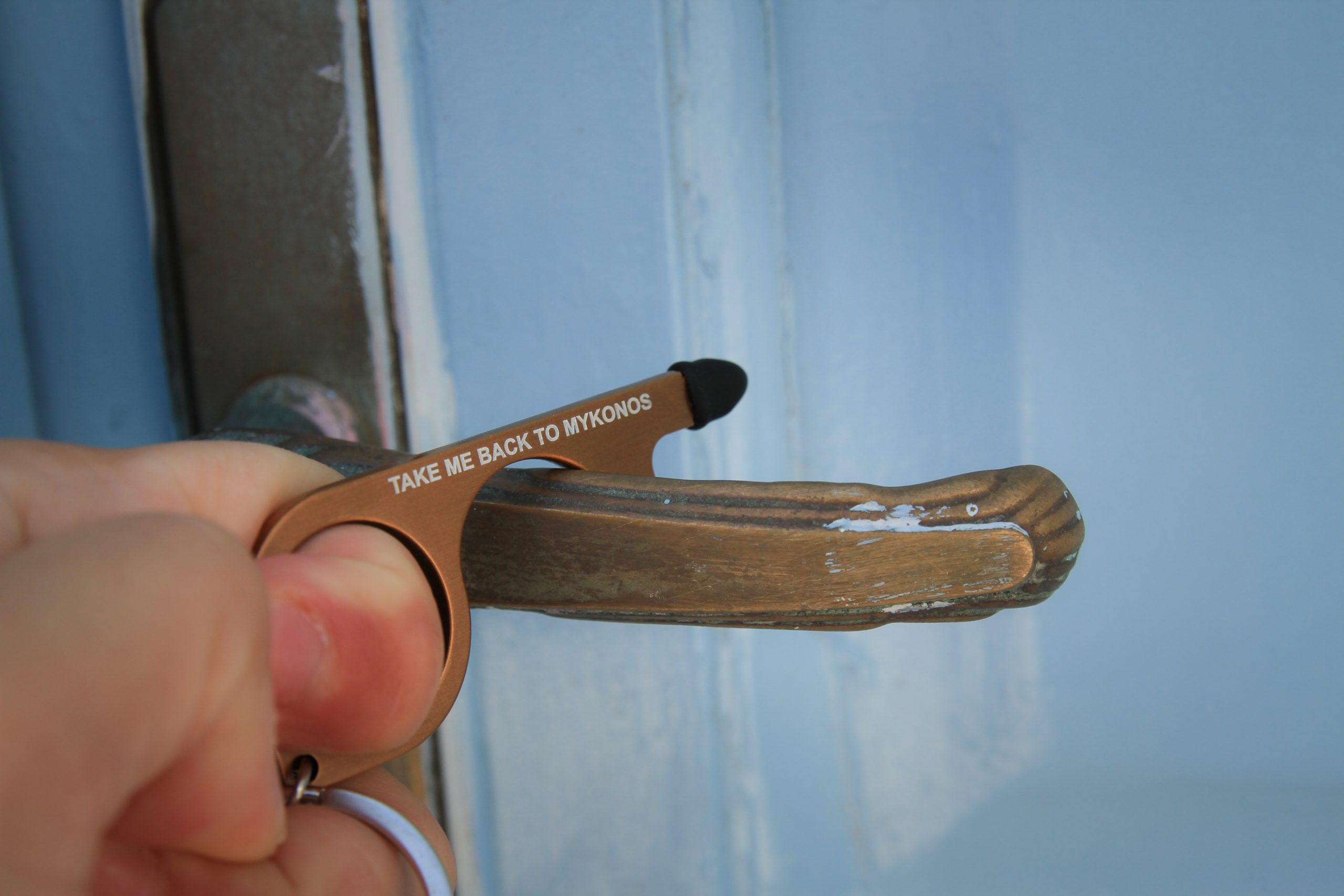 The hygiene hand key chain – T bar
